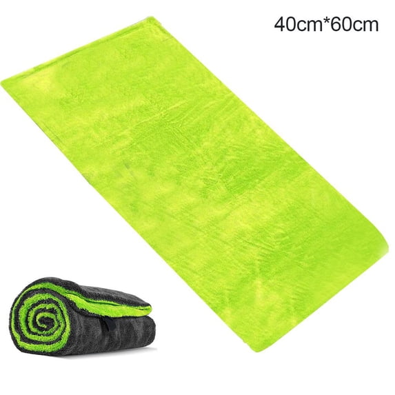 Double-Sided Thick Car Wash Towel - High Absorbency, Quick Dry, Streak ...