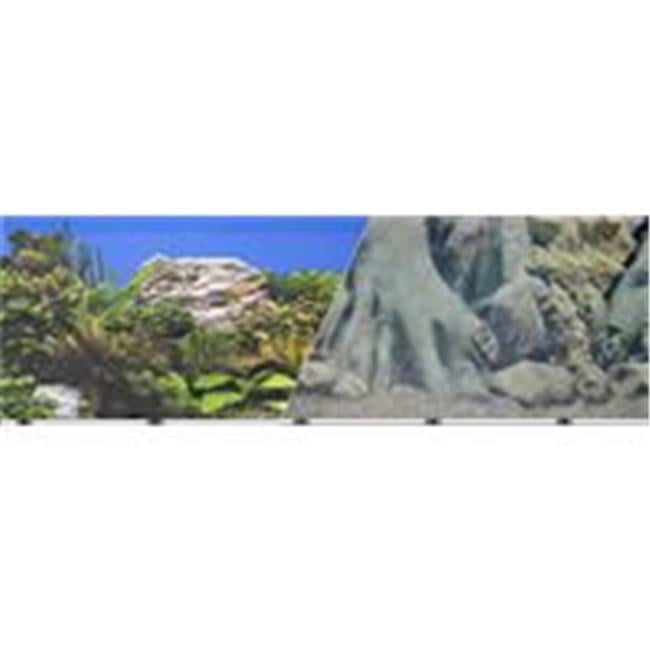Double-Sided Tree Trunk & Freshwater Background 19 in. - Walmart.com