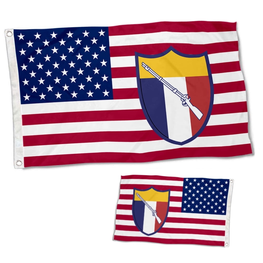 Double Sided US Kentucky Army National Guard Flag Banner with Brass ...