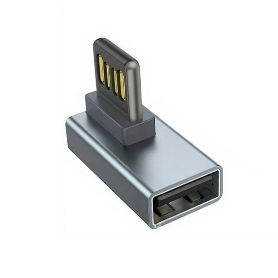 Double-Sided USB Reversible Adapter Alloy Housing Fast Charging Data ...