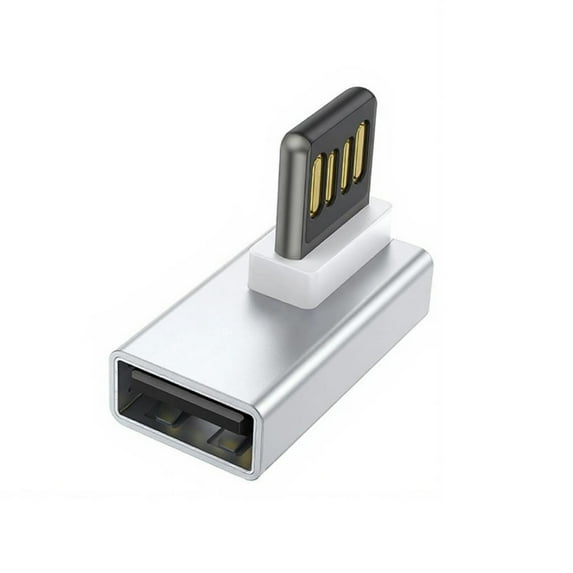 Double-Sided USB Reversible Adapter Alloy Housing Fast Charging Data ...