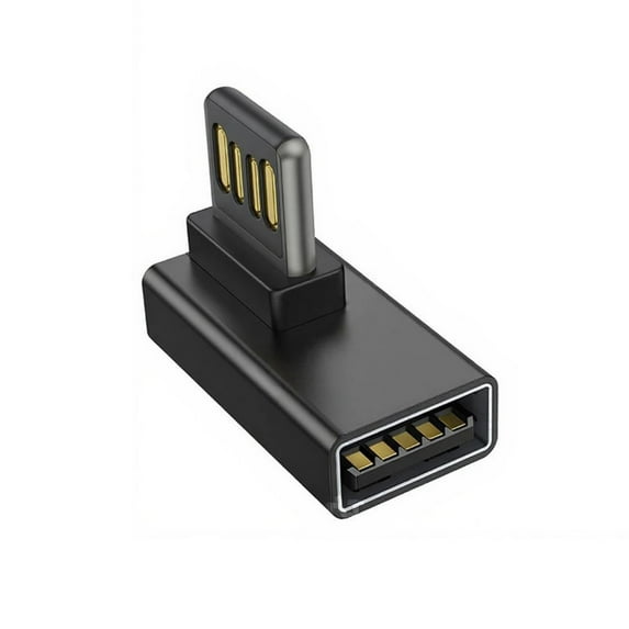 Double-Sided USB Reversible Adapter Alloy Housing Fast Charging Data ...