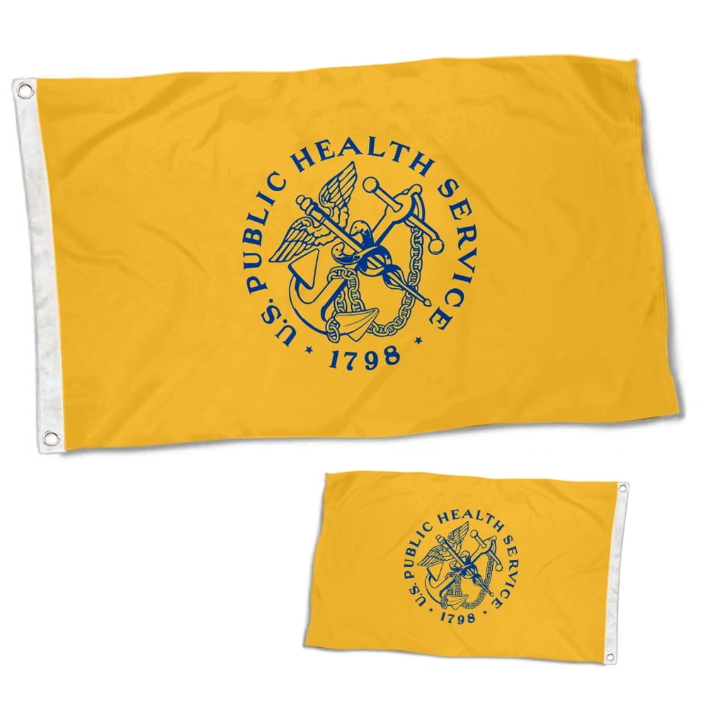 Double Sided United States Public Health Service USPHS Flag Banner with ...