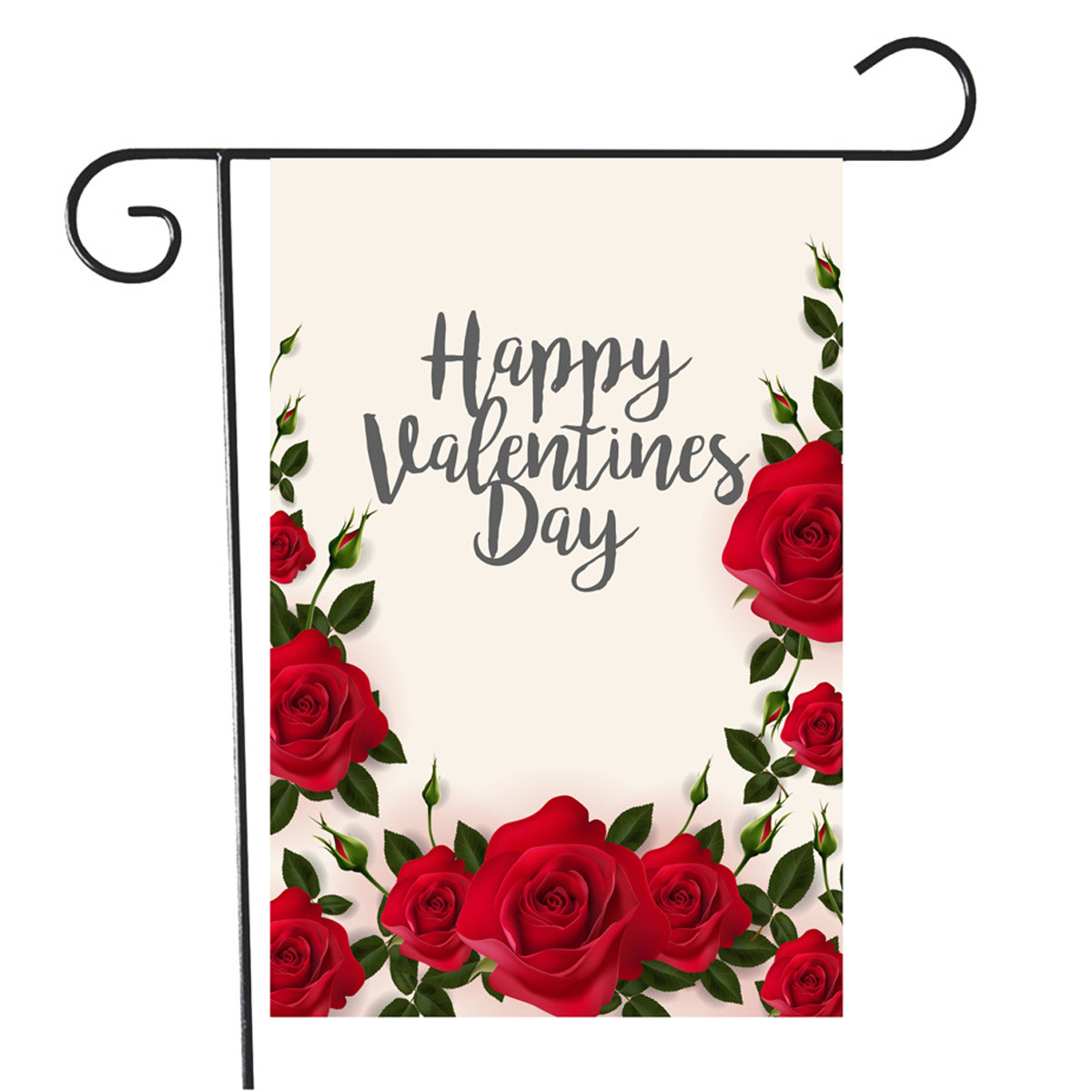 Double Sided Valentine'S Day Flag Love Combination Valentine Garden ...