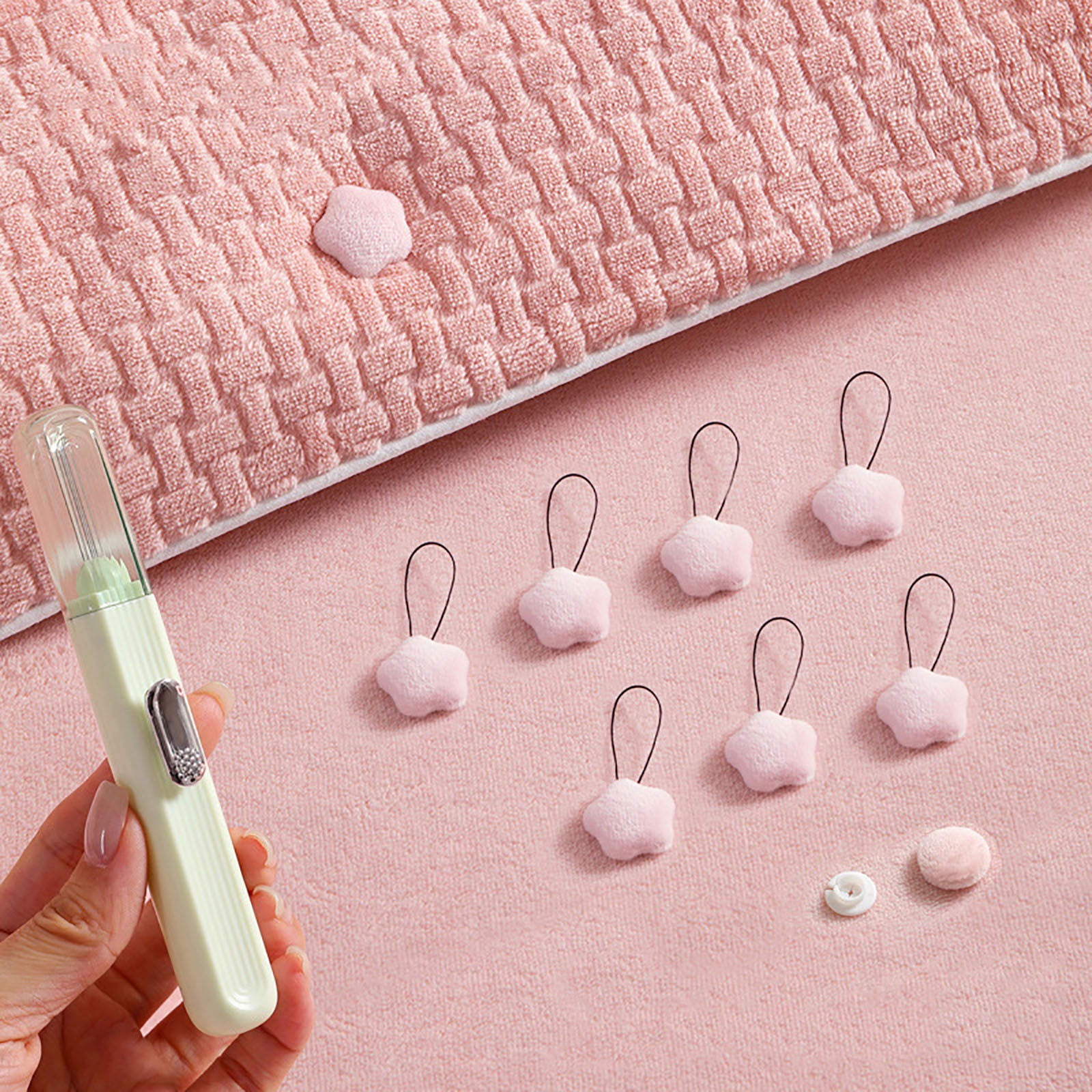 Double-Sided Velvet Quilt Fastener | Needleless Quilt Fixer | Invisible ...