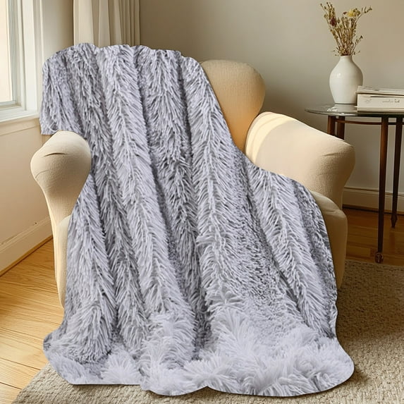 Double-Sided Velvet Throw Blanket | Soft & Cozy 47x30 Inches | Solid ...