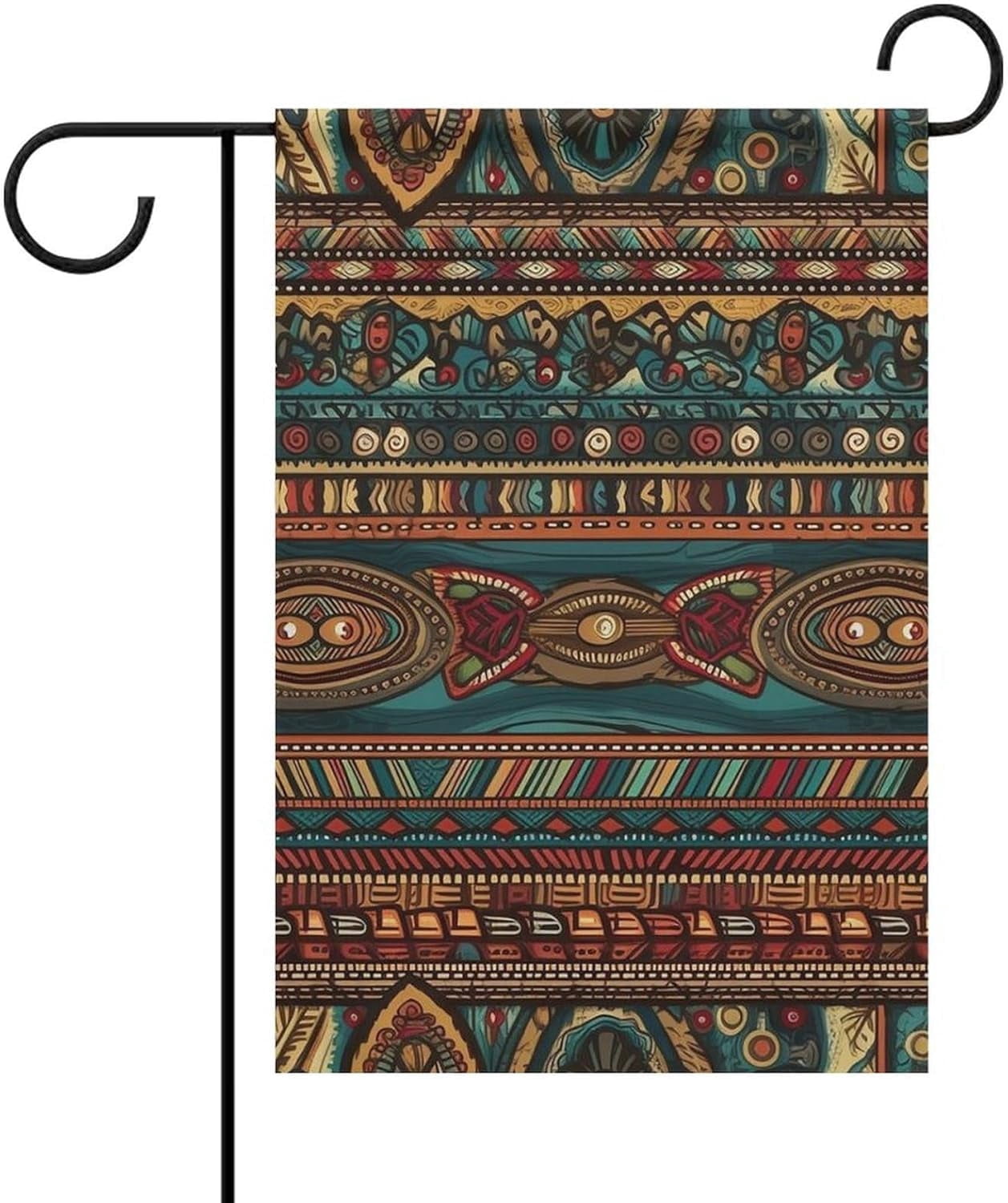 Double Sided Vertical Welcome Garden Flag Special Ethnic Patterns 12 x ...