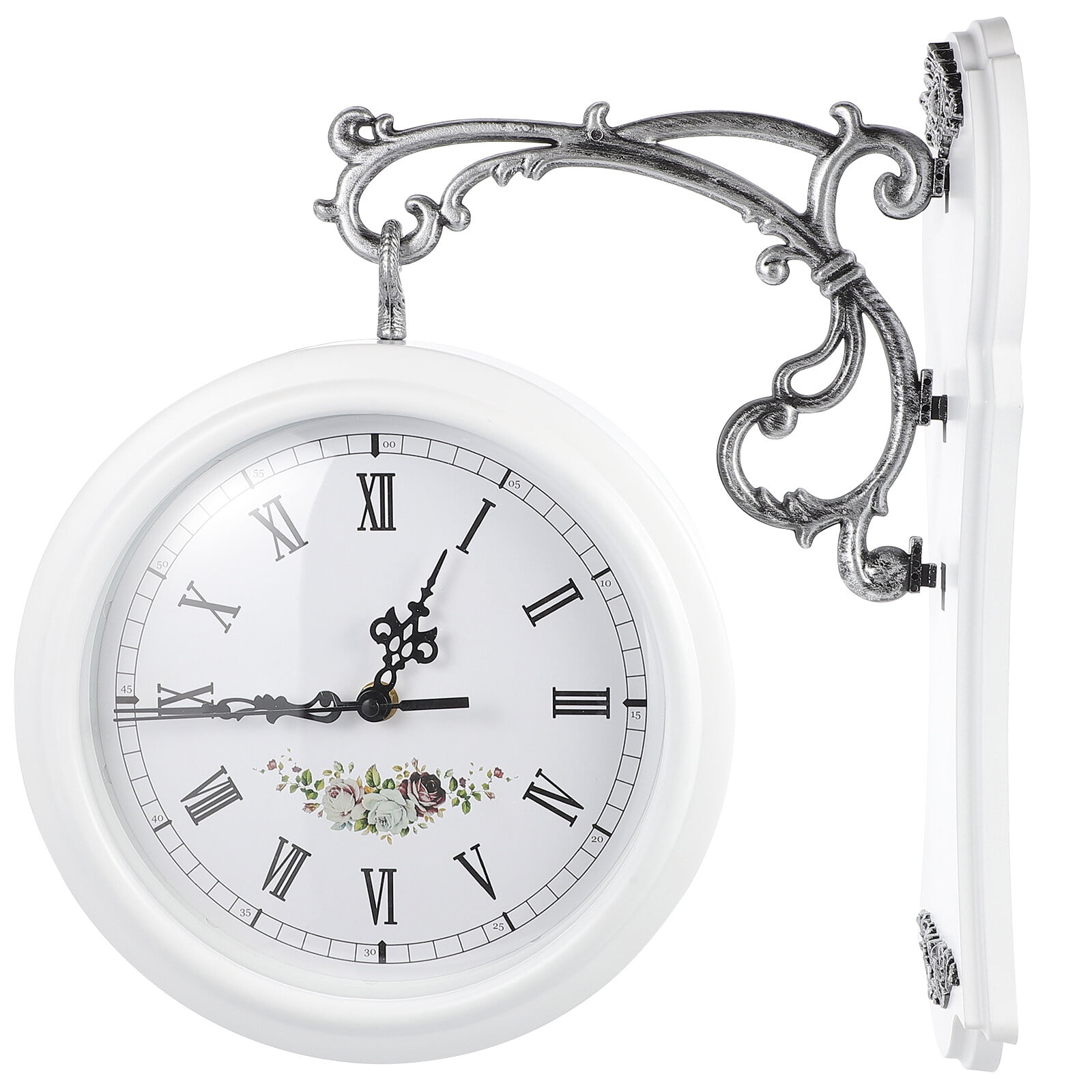 Double Sided Wall Clock Double Sided Hanging Clock Double Sided ...