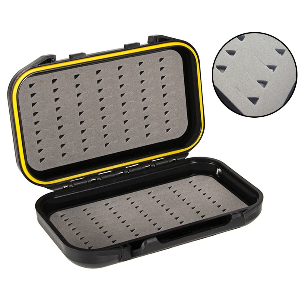 Double-Sided Waterproof Fly Storage Box Lure Case Fly Hook Storage Box ...