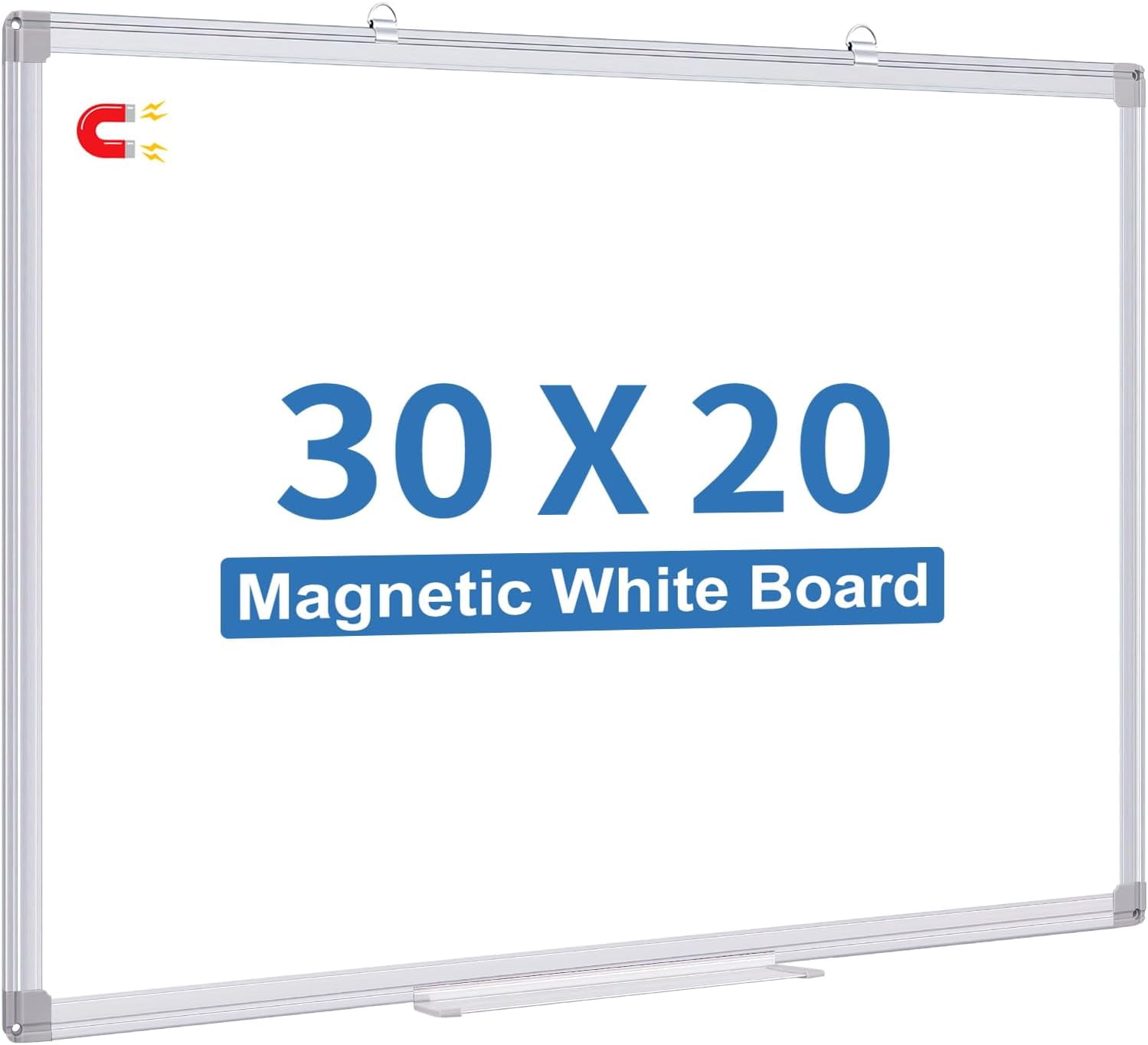 Double Sided White Board Dry Erase, 30 x 20 inch Magnetic Dry Erase ...