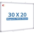 Double Sided White Board Dry Erase, 30 x 20 inch Magnetic Dry Erase ...