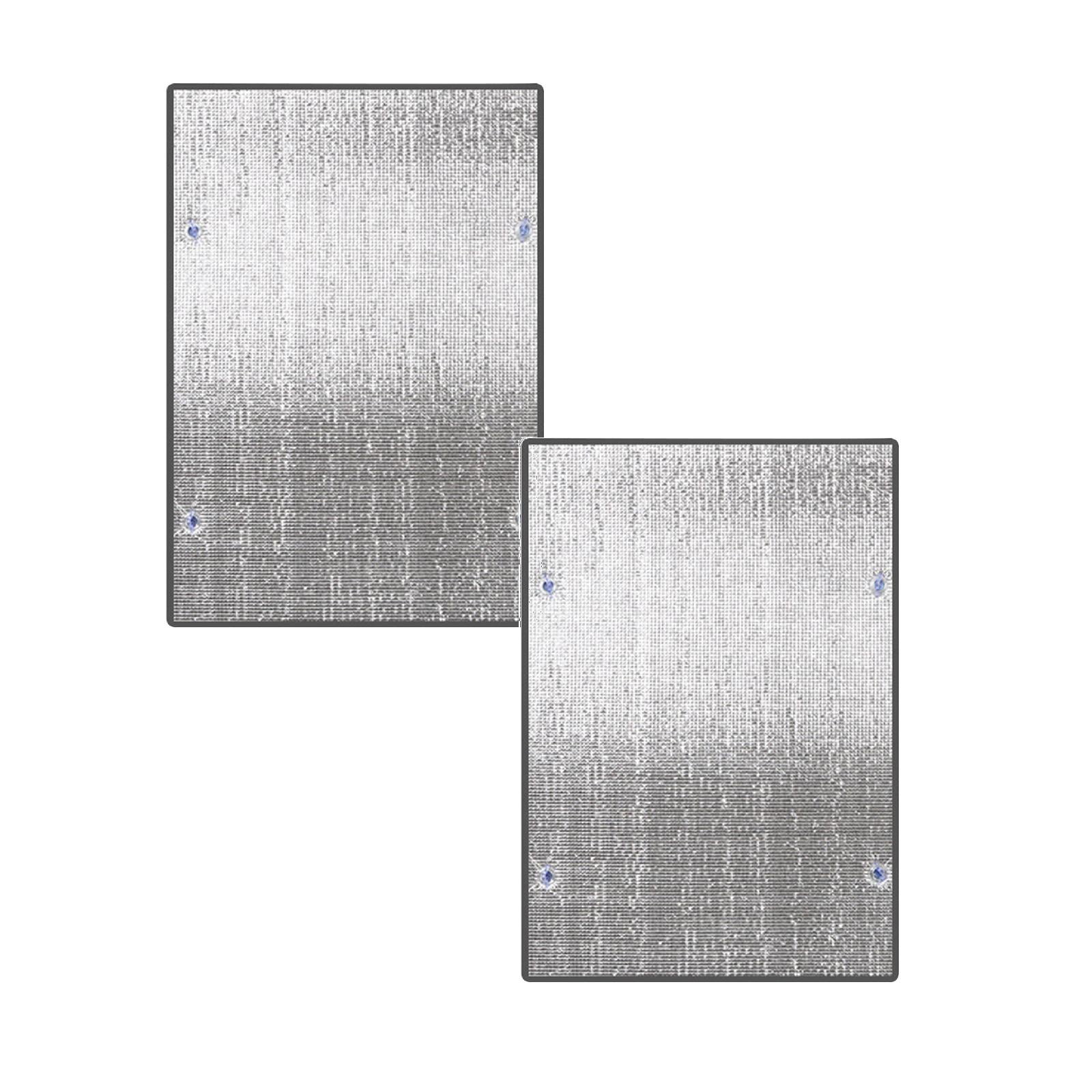 Double Sided Window Insulation Film, 2PCS Reflective Foil Heat Blocker ...
