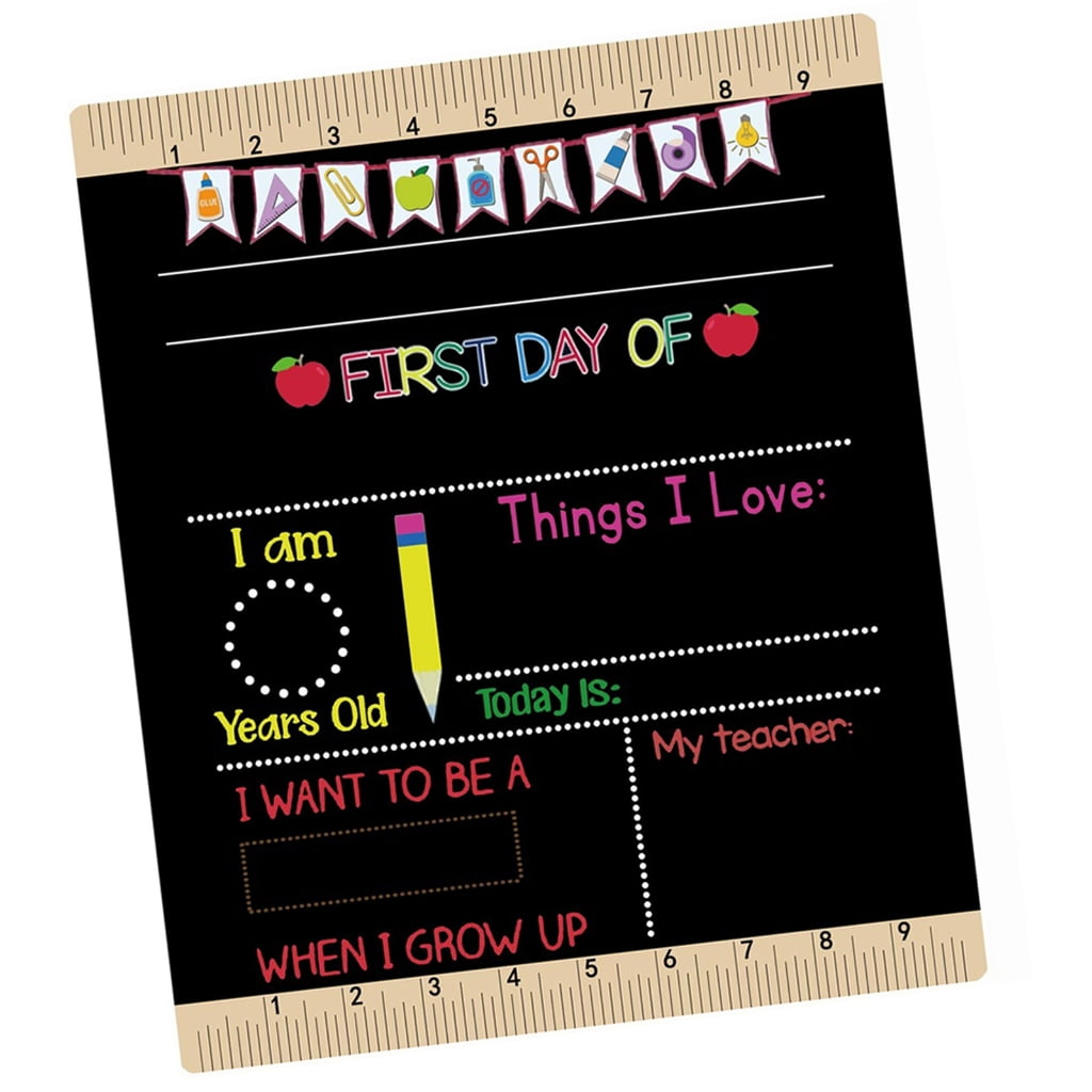 Double-Sided Wooden Chalkboard for Classroom Organization, Study ...
