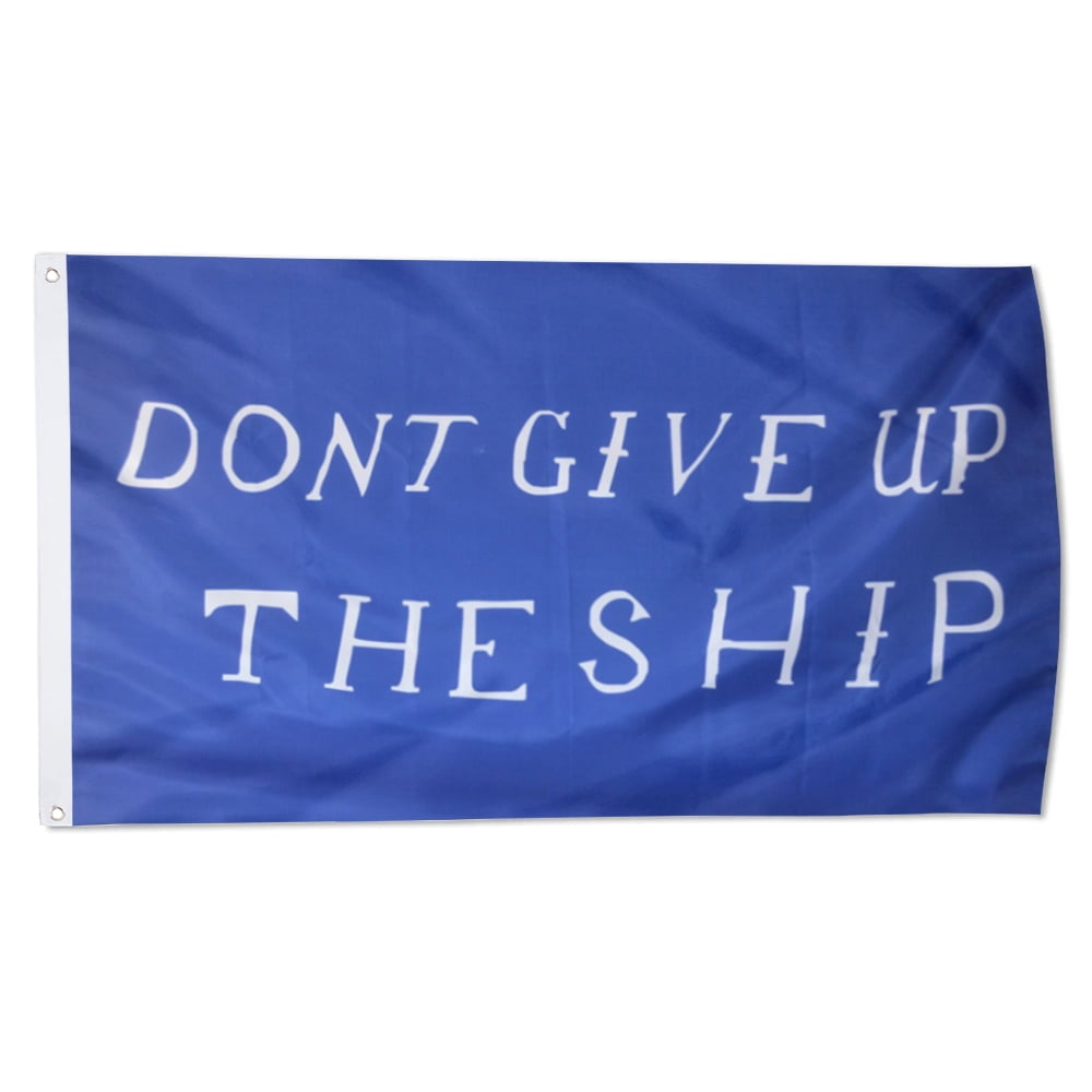 Double Sided dont give up the ship flag 3ply Polyester United States ...