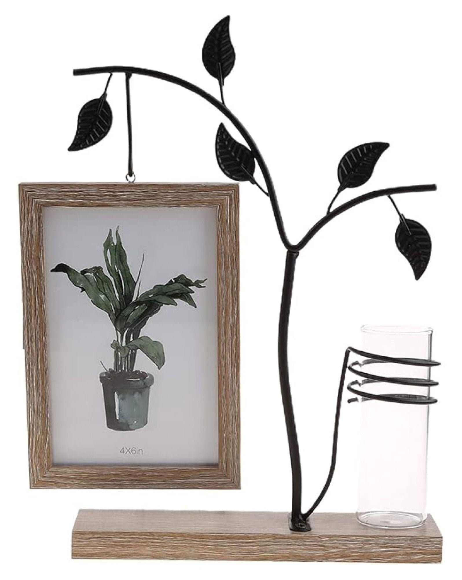 Double Sides Display Family Picture Frame Vertical Desk Photo Frames ...