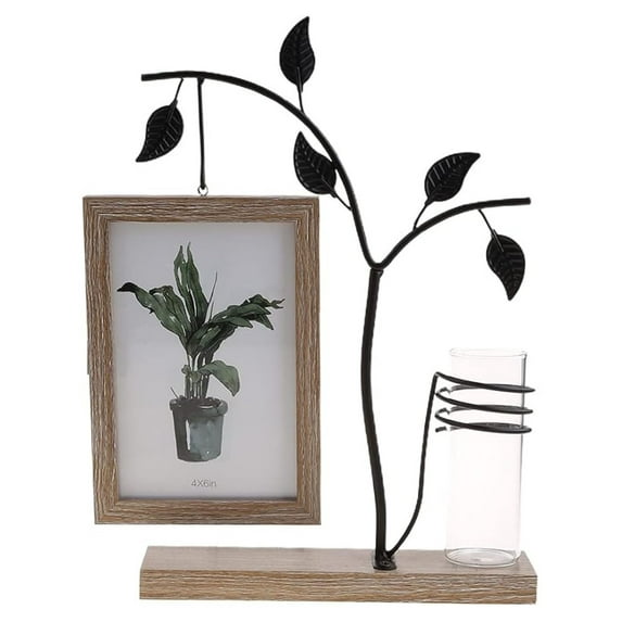 Double Sides Display Family Picture Frame Vertical Desk Photo Frames ...