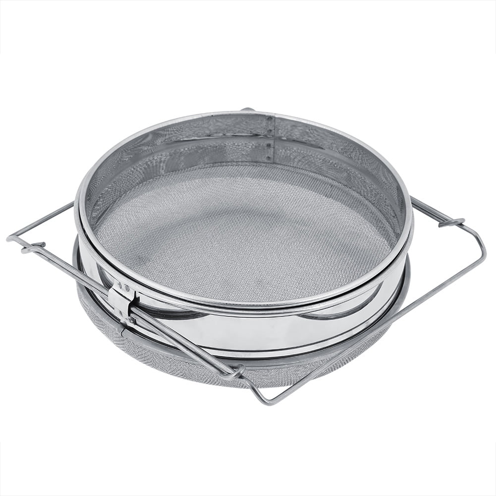Double Sieve Honey Filter, Stainless Steel Strainer For Apiary Use, 150 ...