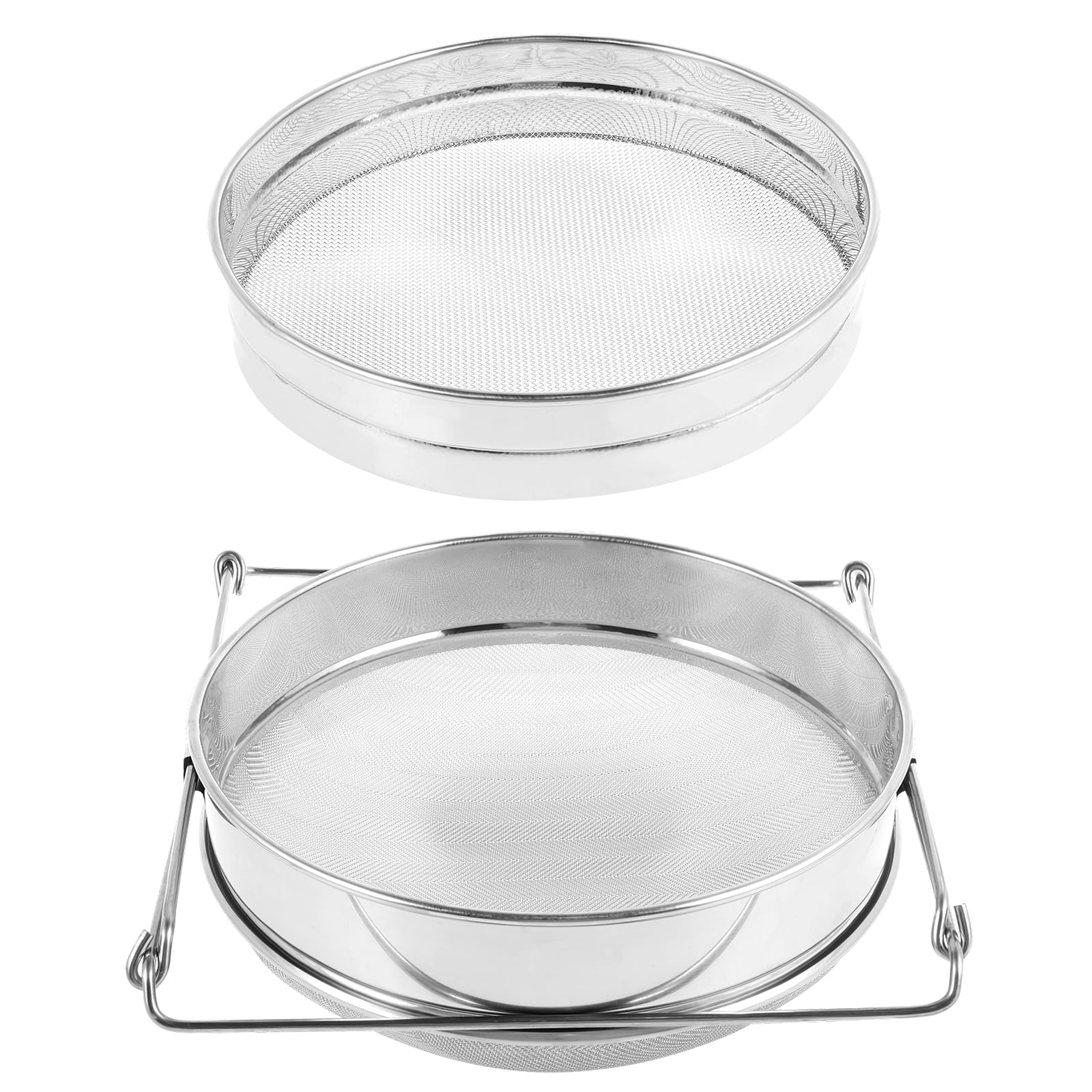 Double Sieve Honey Strainer with Extendable Arms Stainless Steel Honey ...