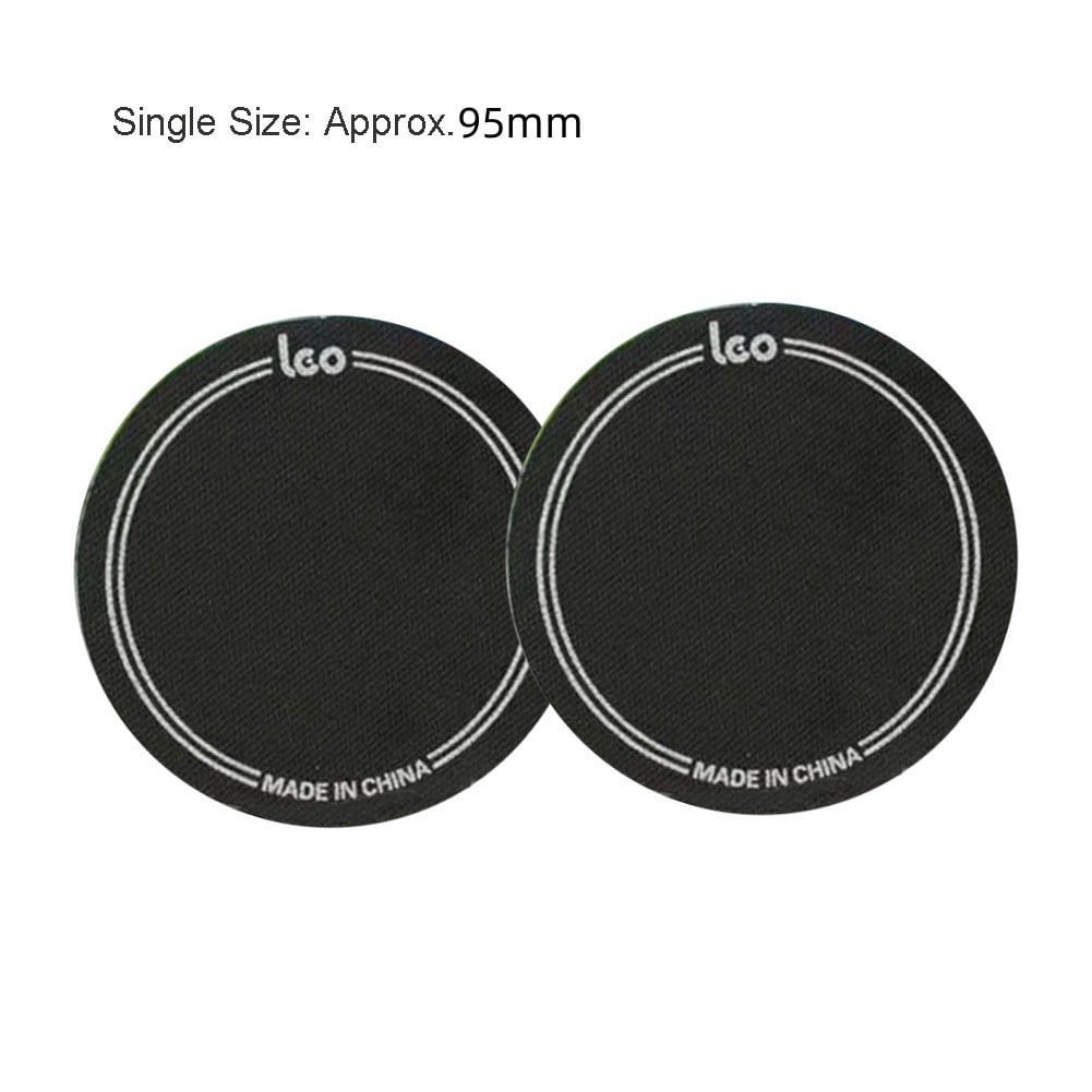 Double Single Bass Drum Pedal Patch Drumhead Kick Pad for Percussion ...