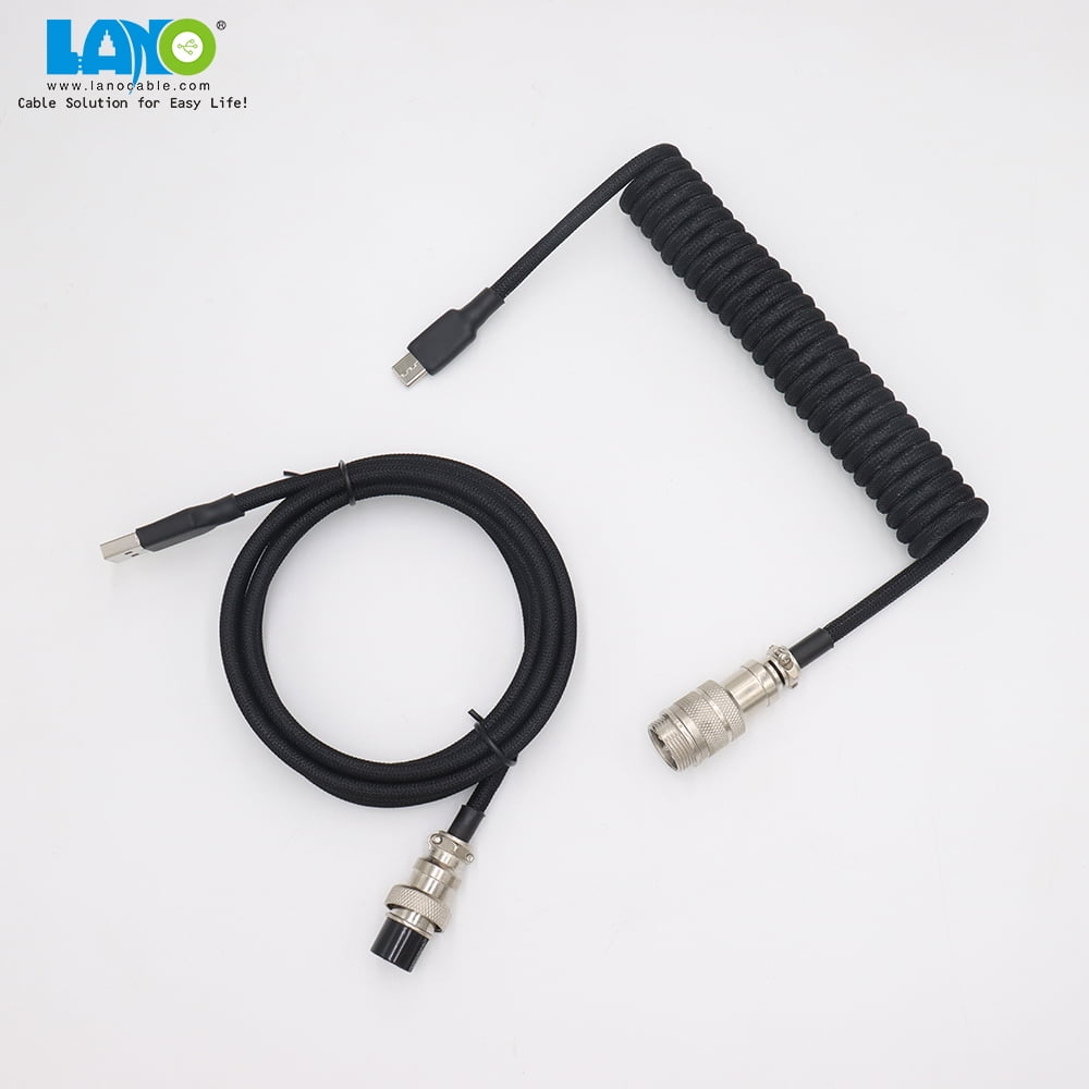 Double Sleeve Color Gx12 Cable Black Color Gx16 4pin 5pin Mini Xlr Yc8 ...