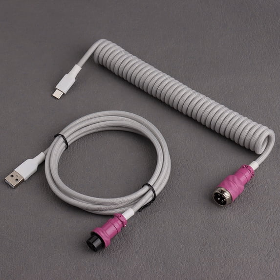 Double Sleeves PET Colorful Finish GX16 Aviator Cable Type C Metal ...