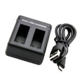 Double Slot AHDBT501 Battery Chargers for Action Cameras Battery ...