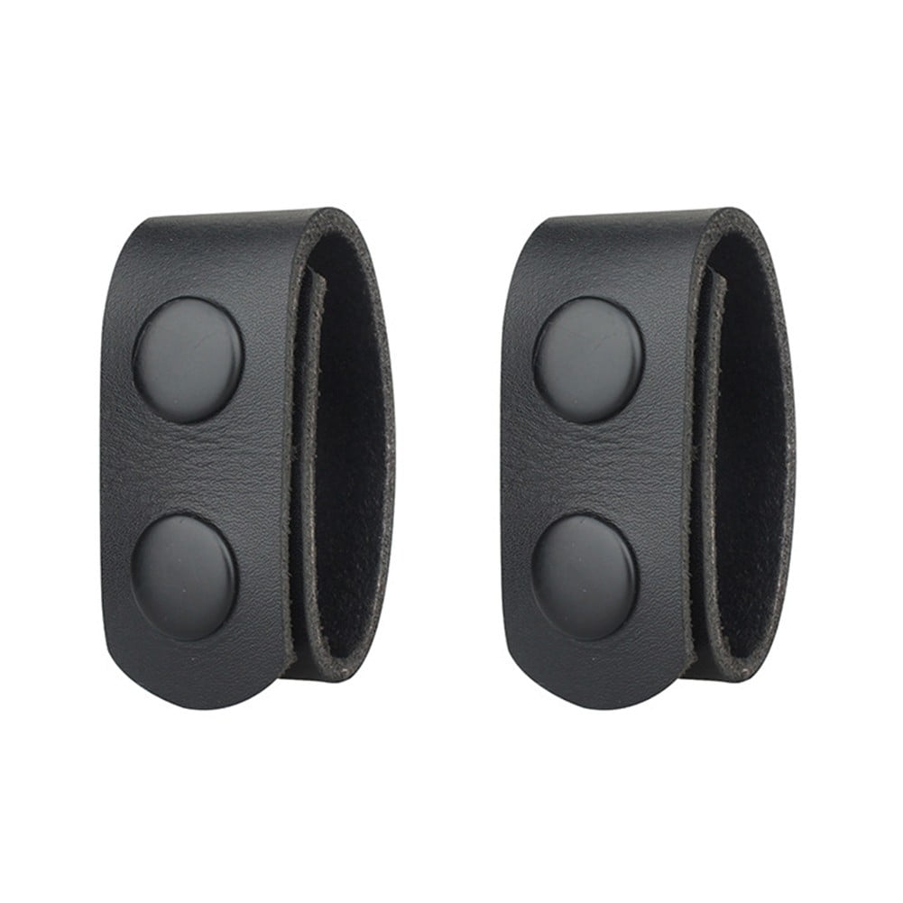 Double Snap Belt Keepers for Duty Belt Leather Military Belt Keeper for ...