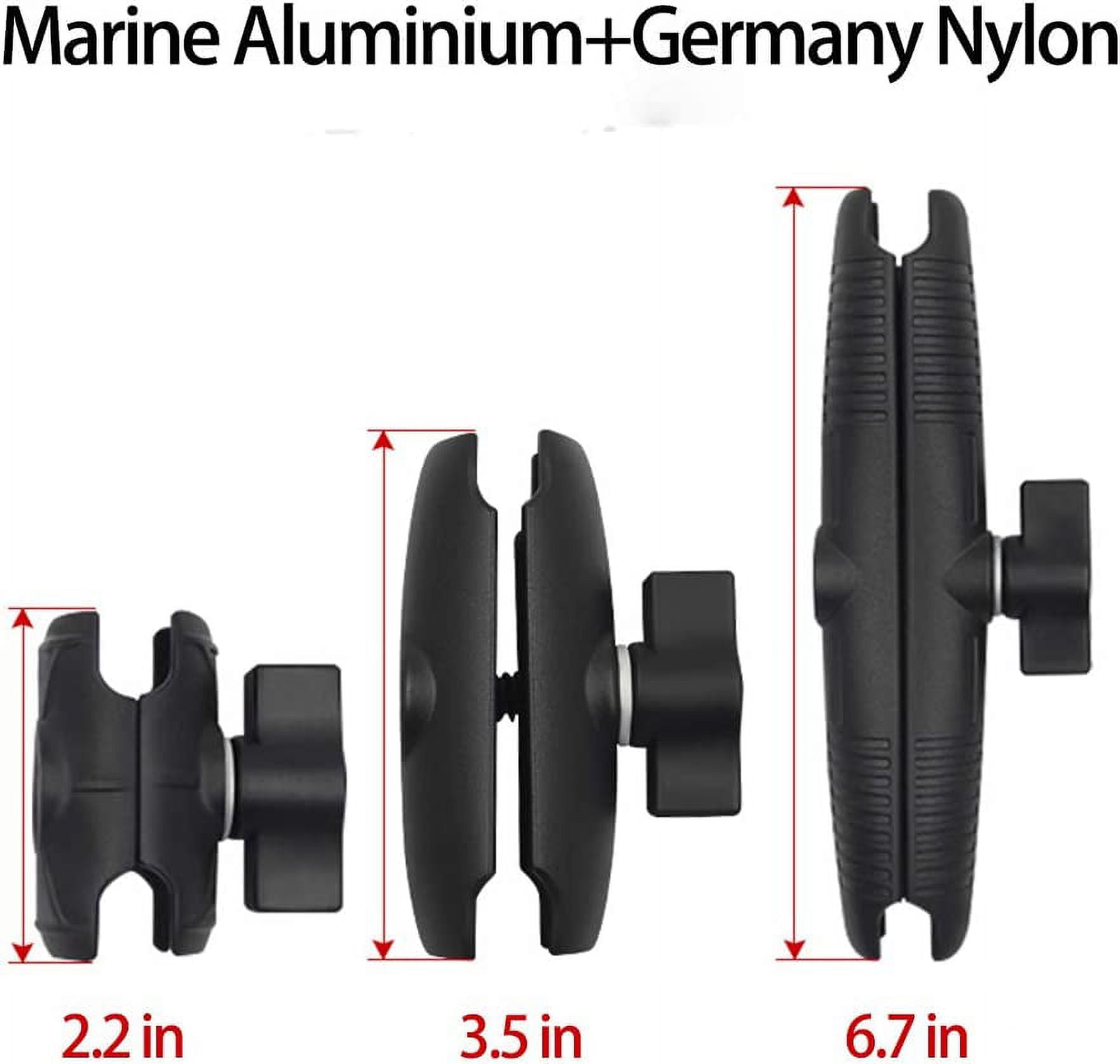 Double Socket Arm with Dual 1 Ball sockets, Compatible with RAM and 1 ...