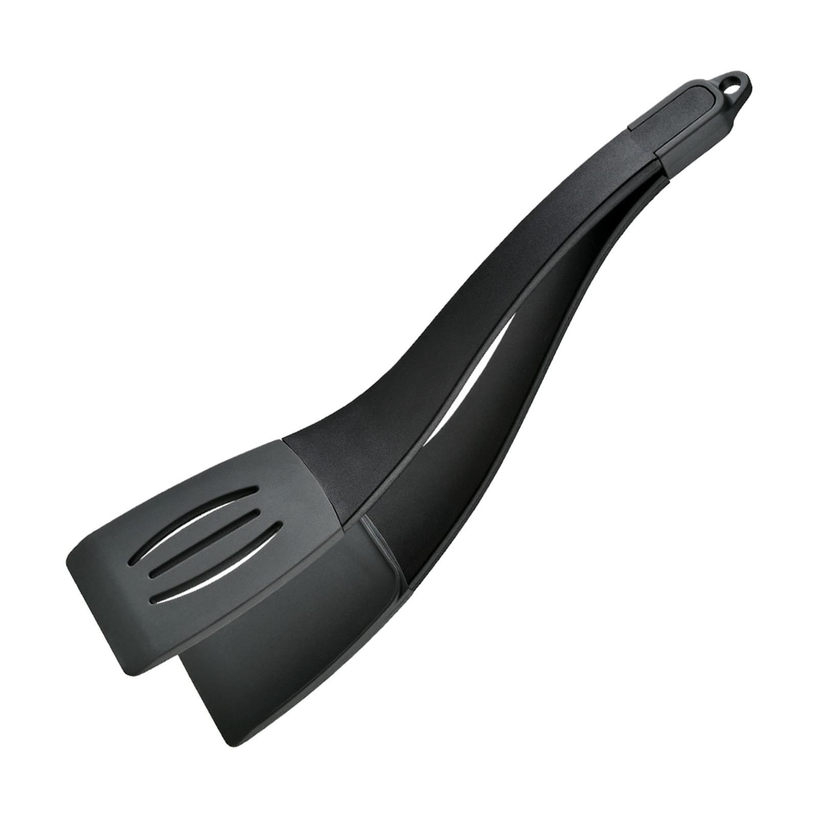 Double Spatulas and Tongs Cooking Grilling Turning Silicone Omelette ...