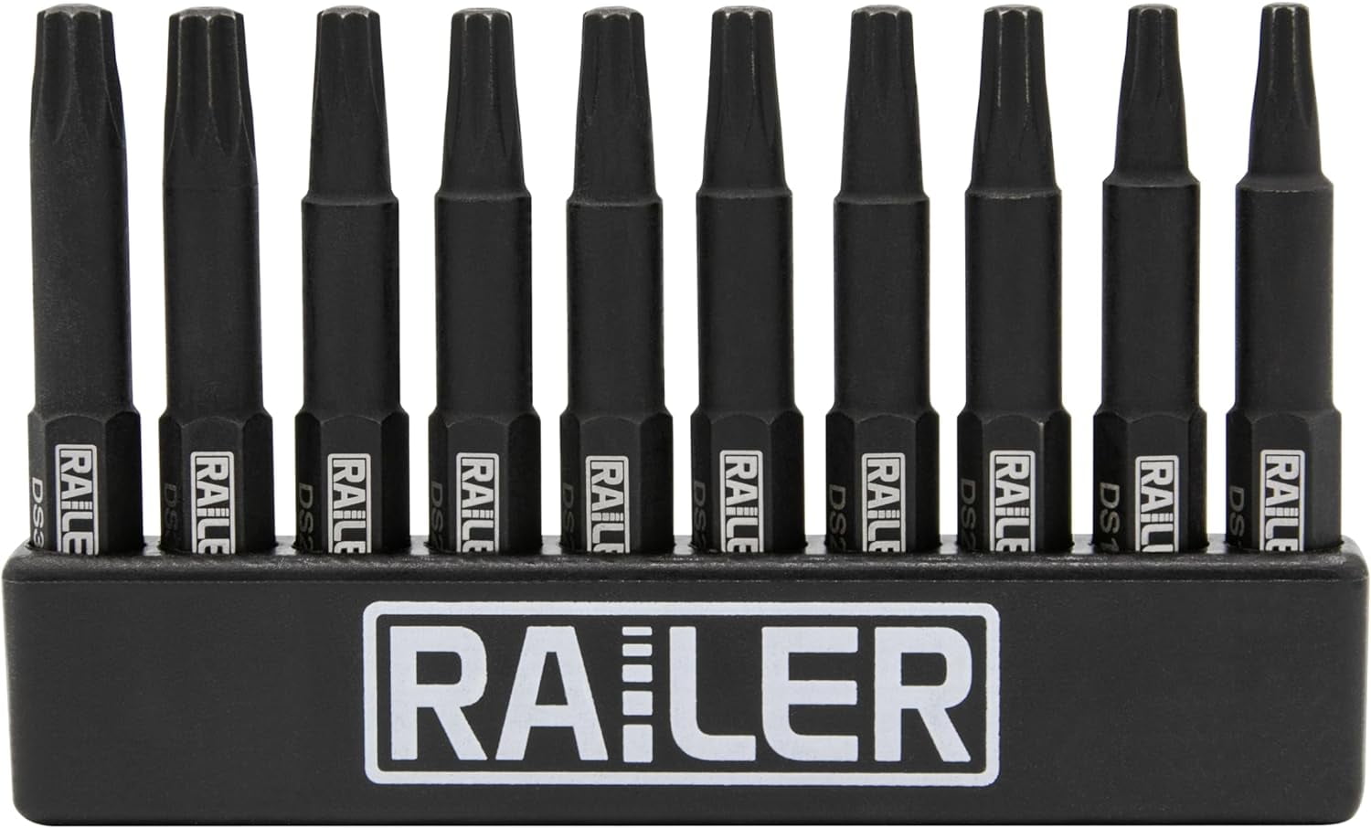 Double Square 8 Point Star Bit Set. Railer Premium S2 Steel 2 Inch 8 ...