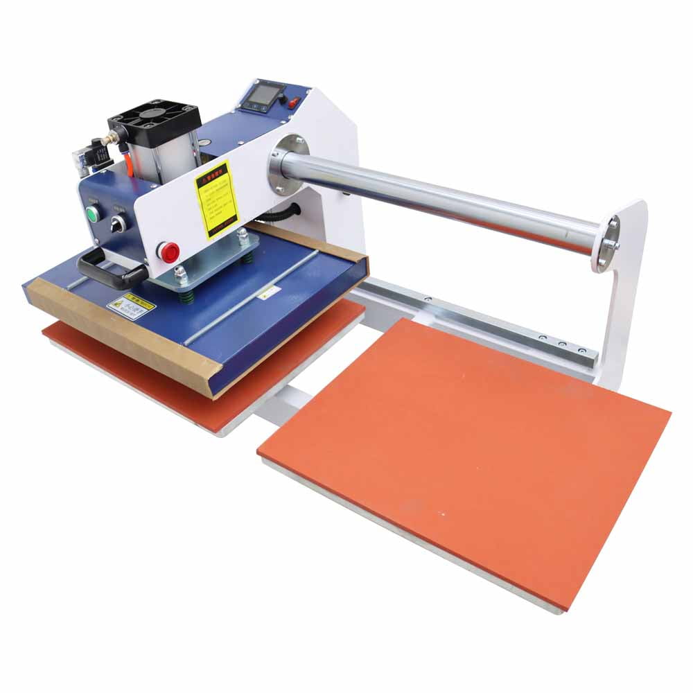 Double Station Pneumatic Heat Press Machine Up Slide Industrial ...