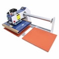 Double Station Pneumatic Heat Press Machine Up Slide Industrial ...