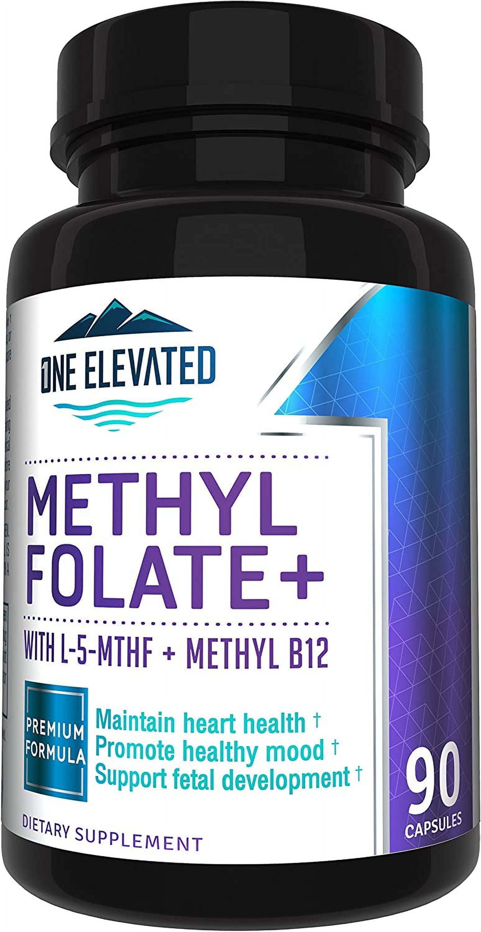 One Elevated Double Strength & Bioactive Methyl Folate with Multiple B ...