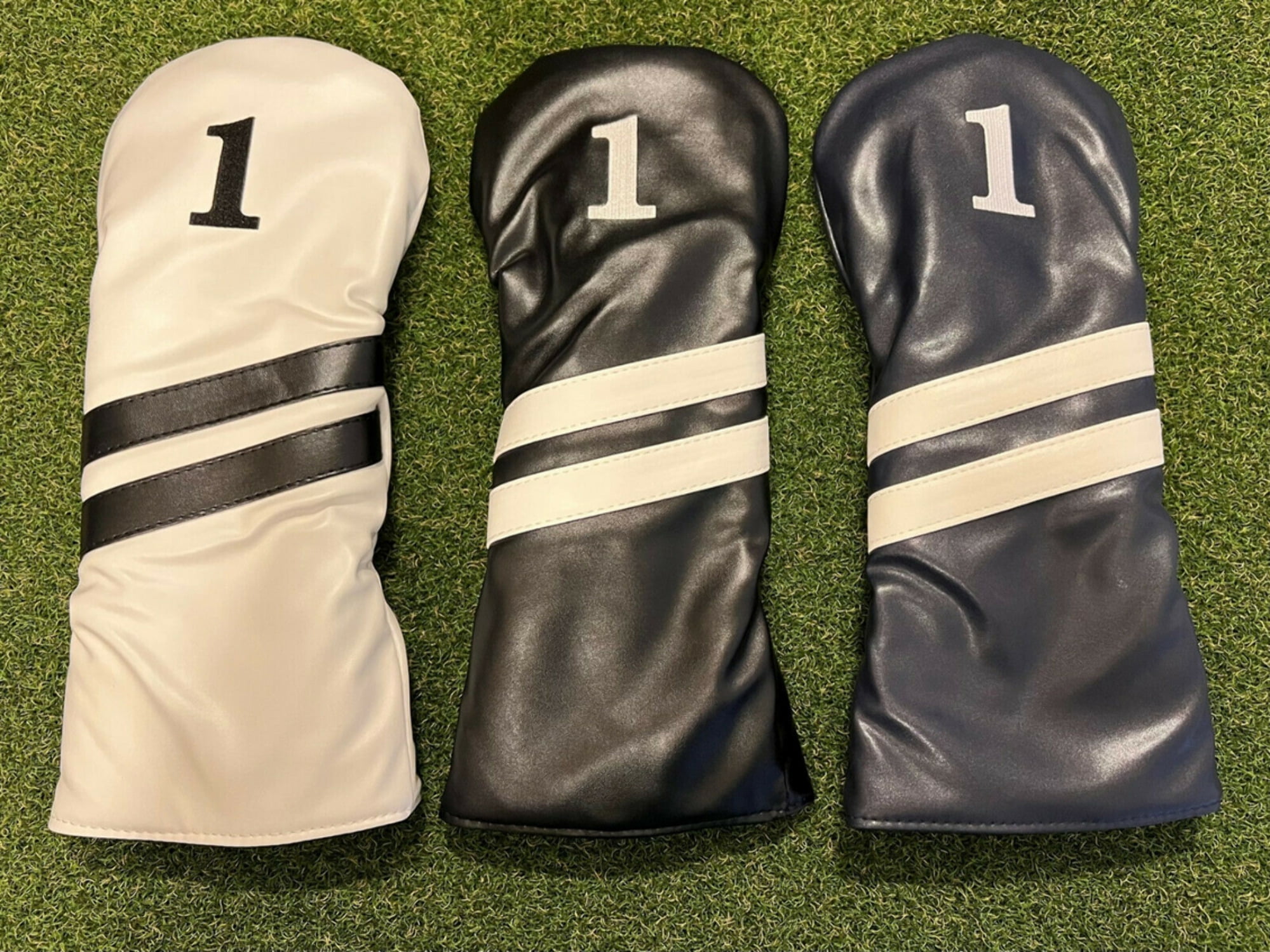 Double Stripe Golf Head Cover - Driver, Fairway, Hybrid - Walmart.com