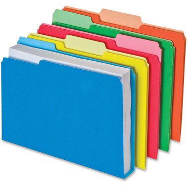 Printed Notes Folder With One Fastener, 1/3-Cut Tabs, Letter Size ...