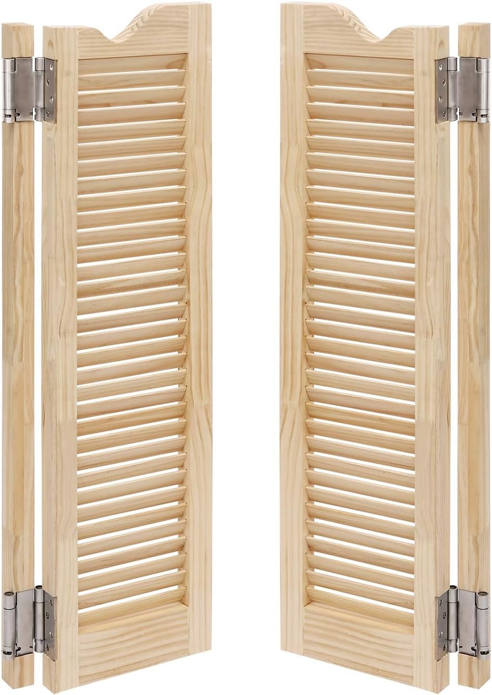 Double Swinging Door, Wood Countryside Cafe Door Swing Saloon Doors ...
