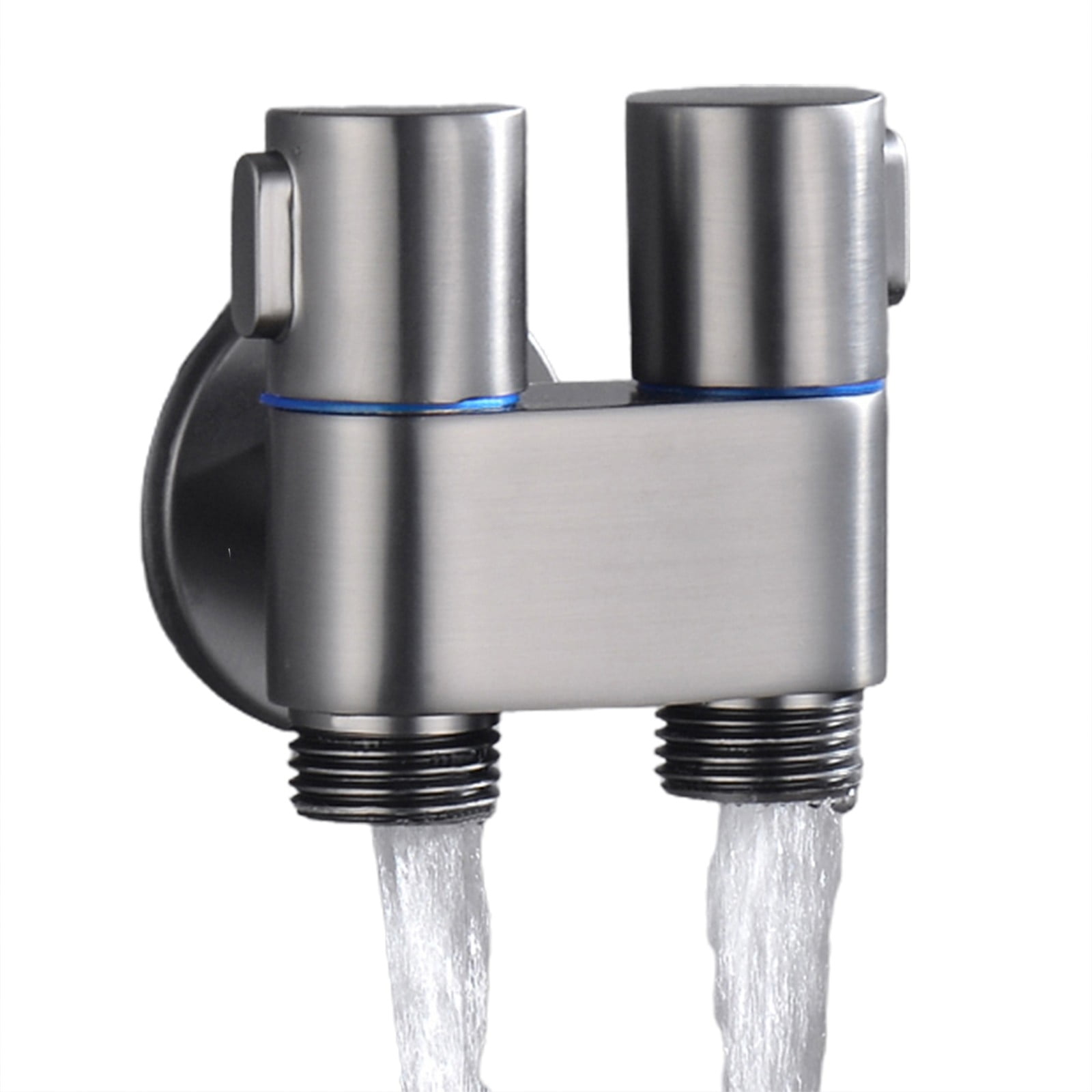 Double Switch Outlet Angle Valve Toilet Bidet Shower Faucet Bathroom ...