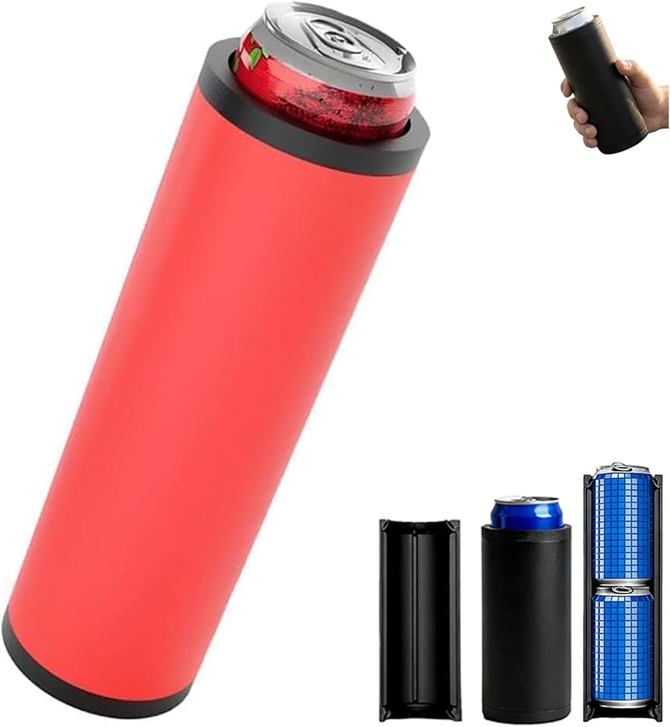 Double Tactical Reload Can Holder-Ultra Chill System, Can Fill Two 12 ...