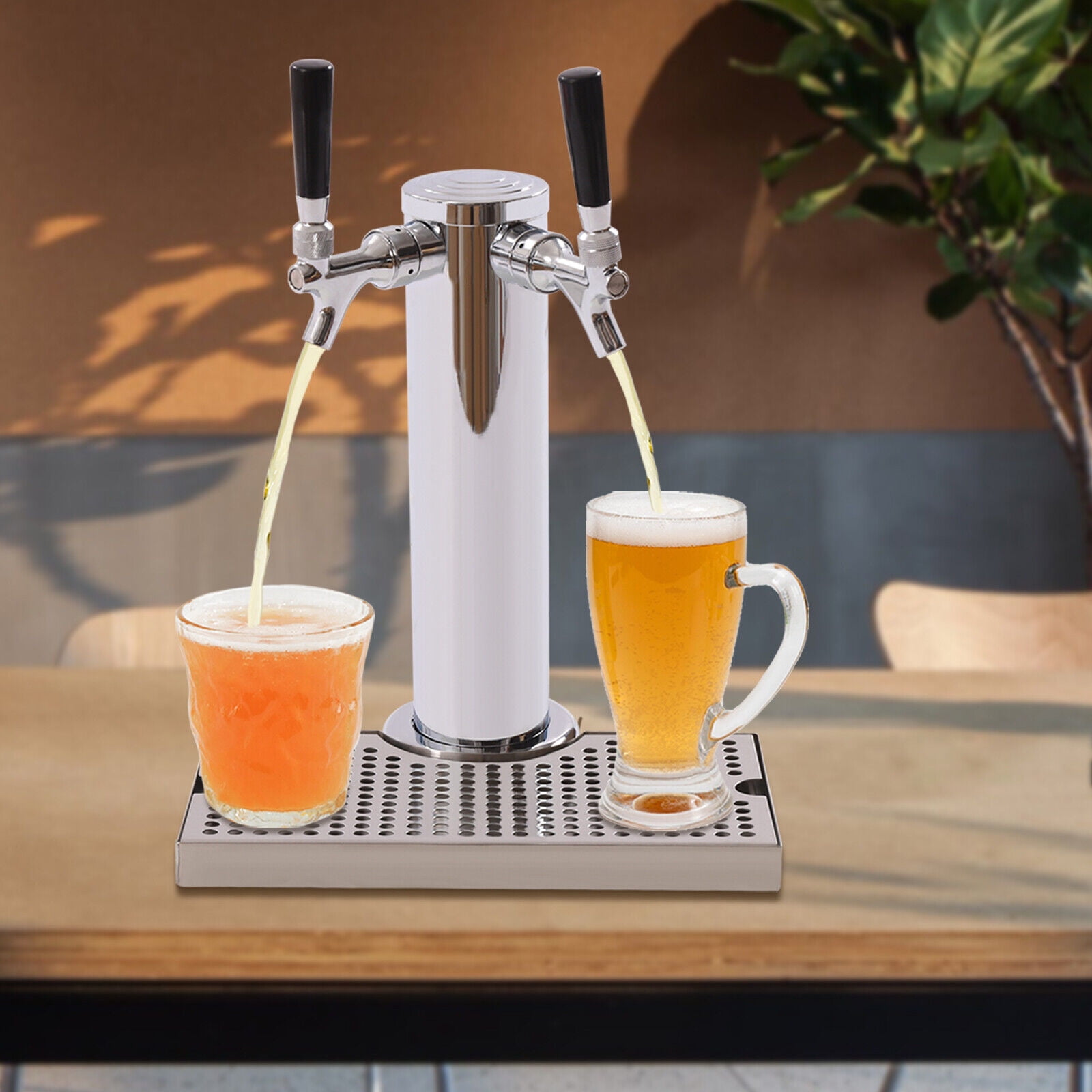 Double Tap Beer Conversion Kit Beer Dispensing Column Stainless Steel ...