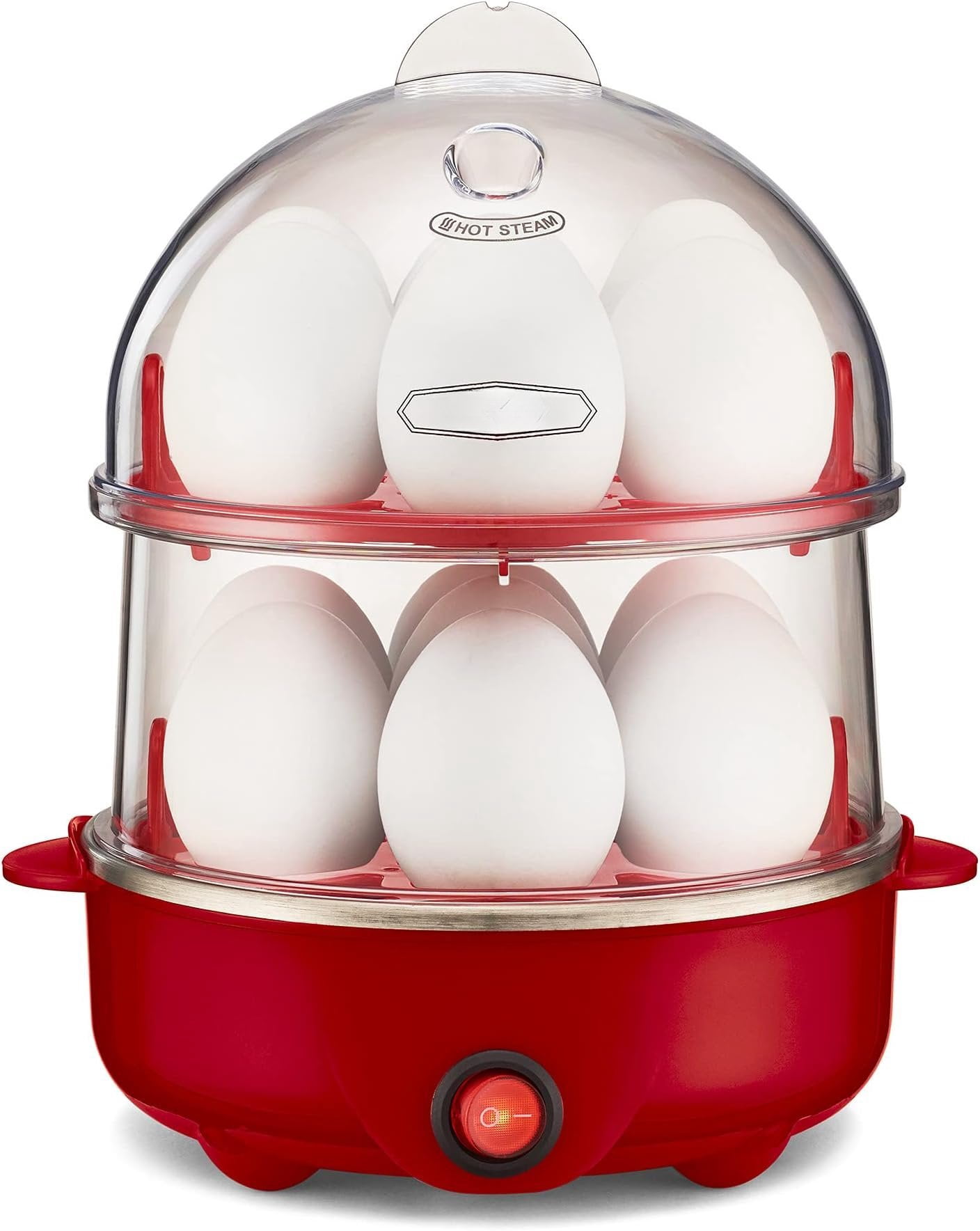 Double Tier Egg Cooker, Boiler & Poacher, Meal Prep Essential, Family ...