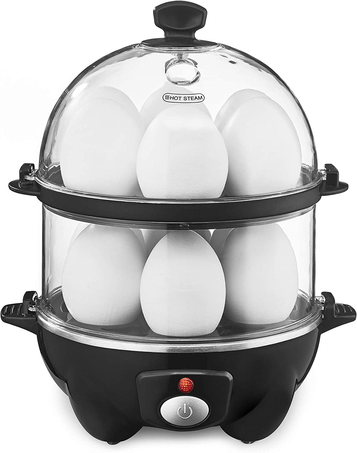 Double Tier Egg Cooker, Boiler, Rapid Maker & Poacher, Meal Prep for ...