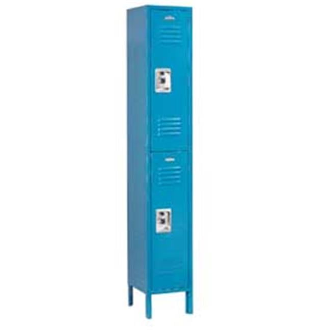 Double Tier Infinity Locker with 2 Door Assembled - Blue - Walmart.com