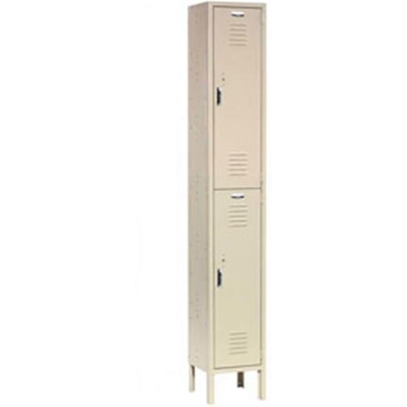 Double Tier Paramount Locker with 2 Door Assembled - Tan - Walmart.com