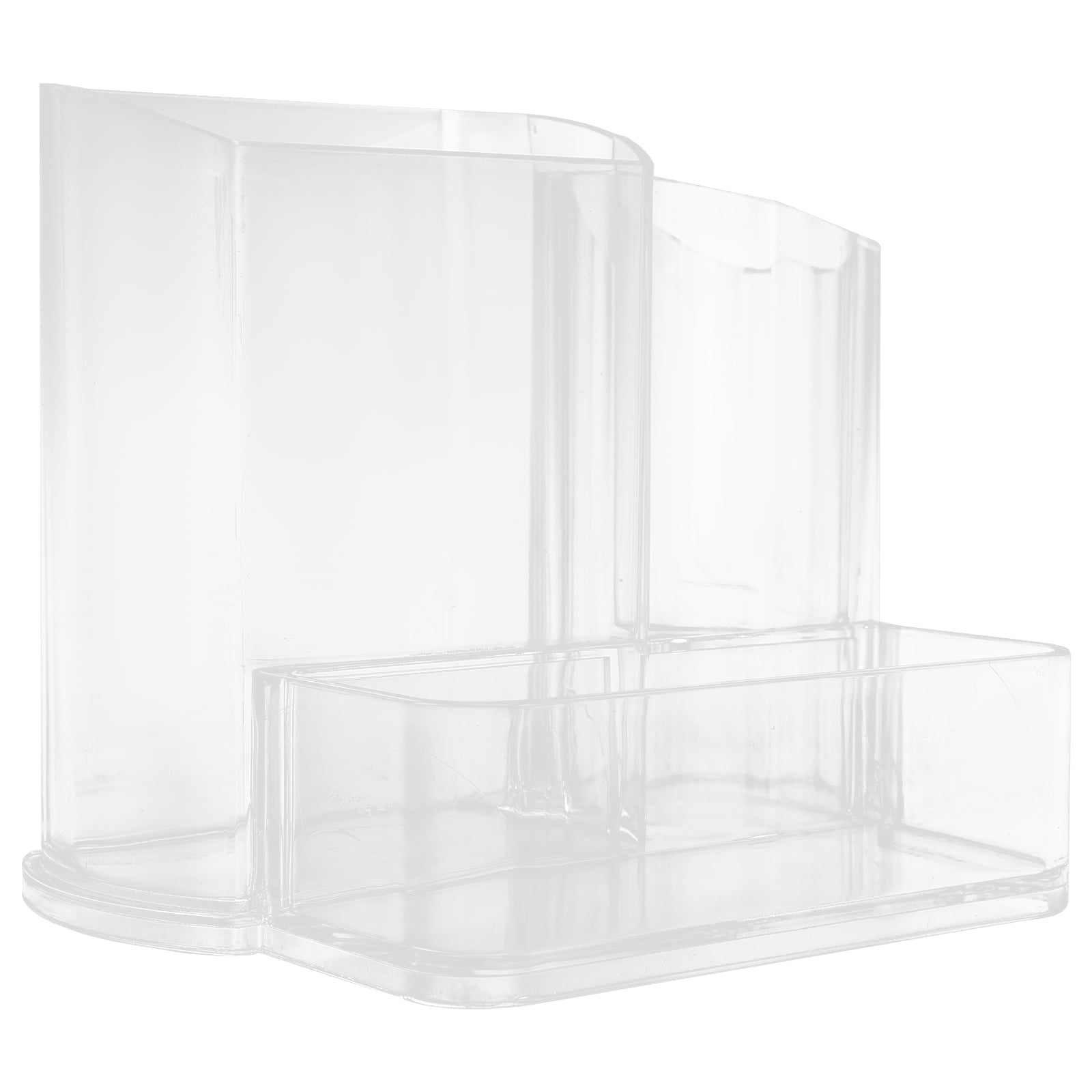 Light Yellow Wooden Nail Tool Storage Box for Desktop with Double Layer ...