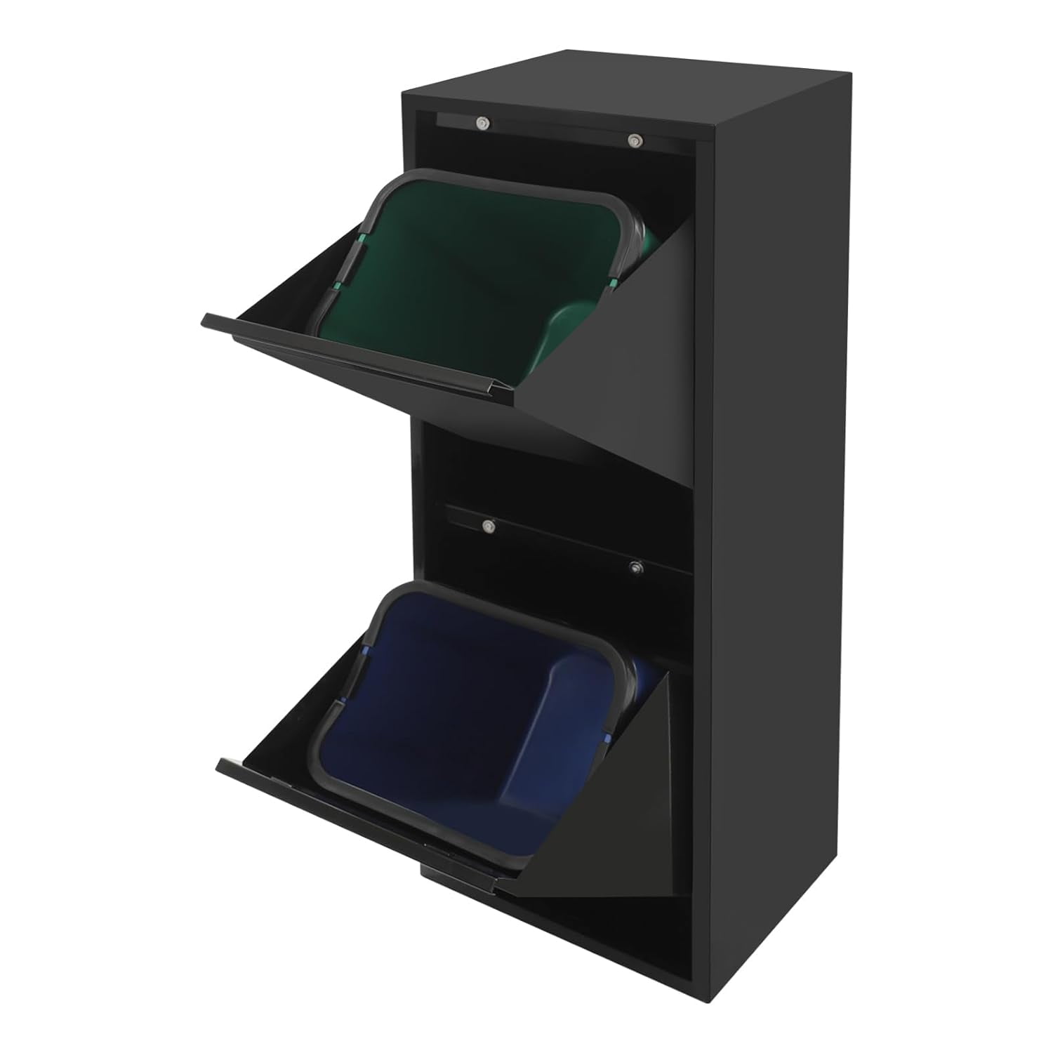 Double Tilt Out Trash Cabinet | Waste & Recycling Cabinet | Trash and ...