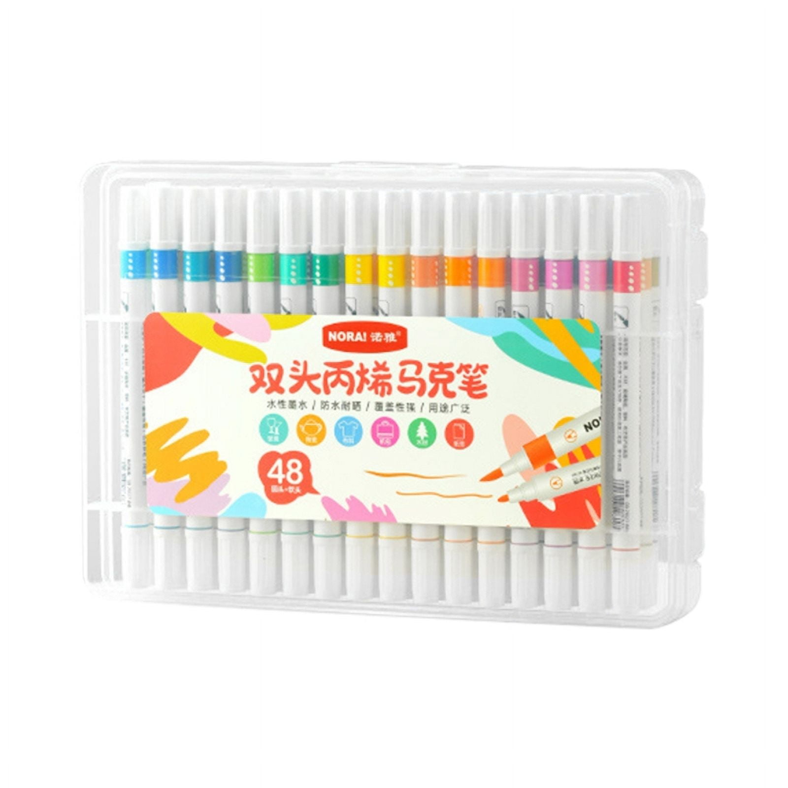 Double Tip Paint Marker Paint Pens for Rock, Wood, Metal, Ceramic ...