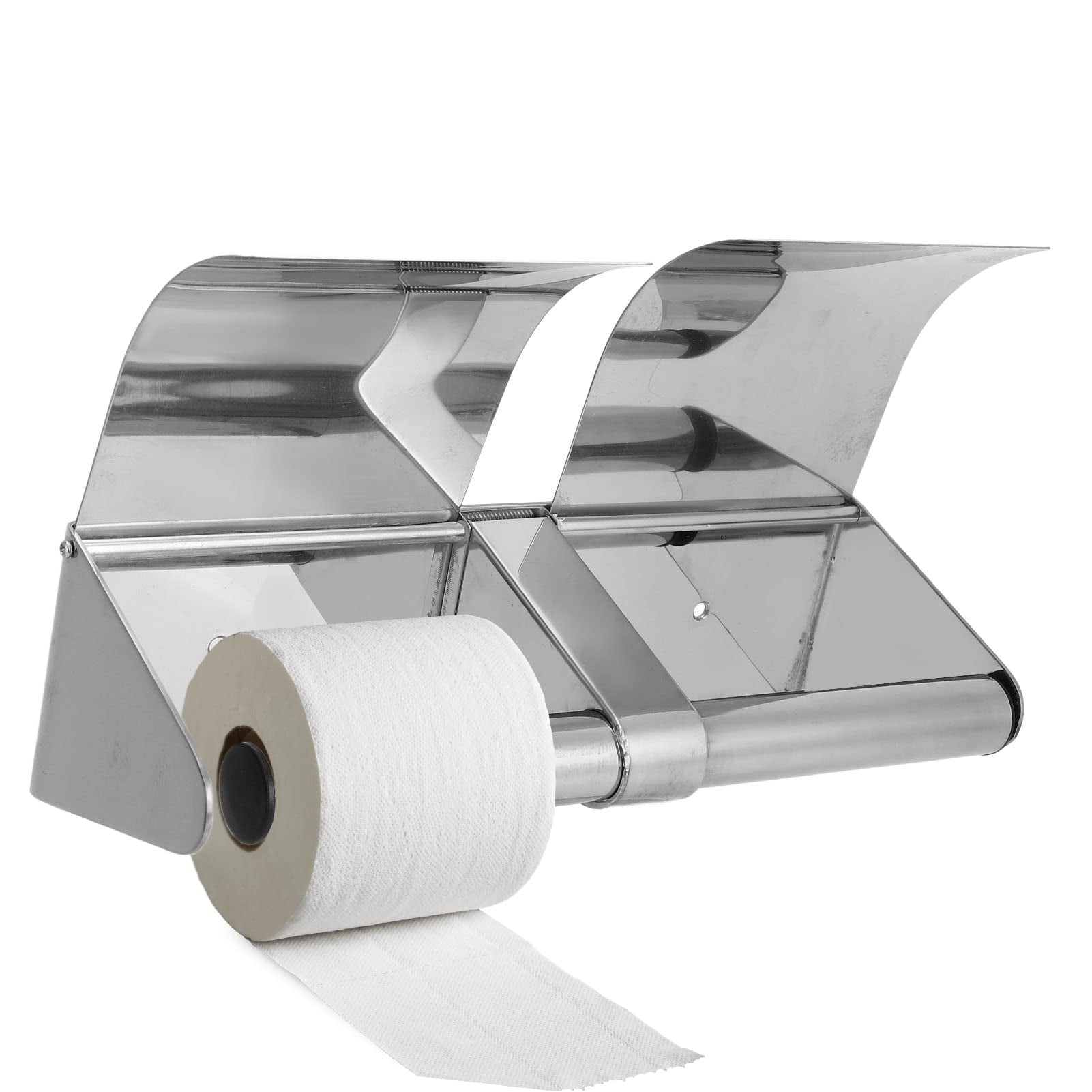 Double Toilet Paper Holder Roll Paper Shelf Commercial Toilet Paper ...