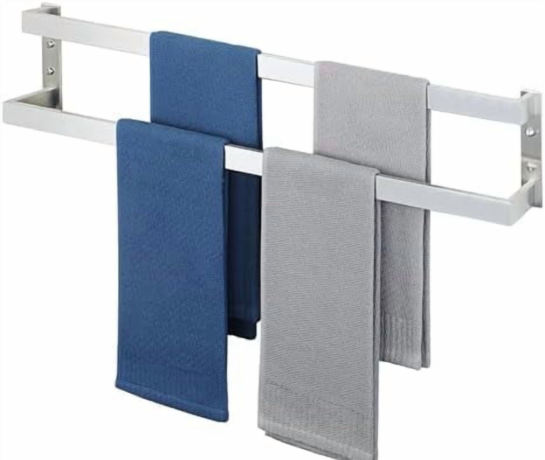 Double Towel Bar 32", SUS304 Stainless Steel Towel Racks for Bathroom ...