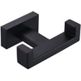 Double Towel Hook Matte Black, Stainless Steel Bathroom Towel Holder ...