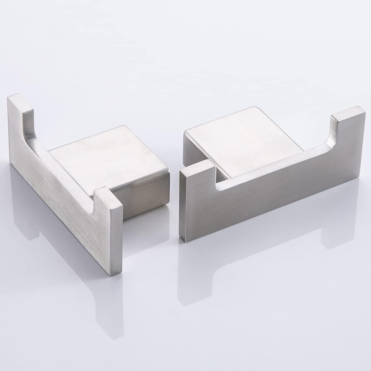 Double Towel Hooks for Bathroom Wall Hook Heavy Duty Coat Robe Clothes ...